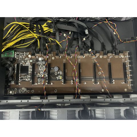 China 2021 Wholesale 8GPU 65mm Mining Rig With 1800W PSU Chassis AK2980 ...