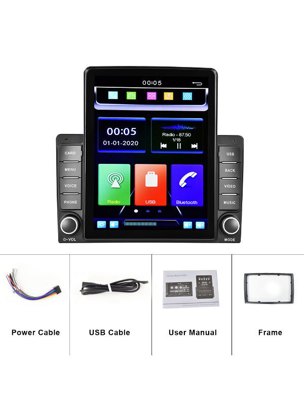 China Factory oem 9.5" inch android double din dvd player,IPS touch ...