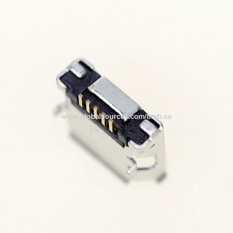 China Micro 6.4 Gold Plated Extended Pin Curling USB Female Base on ...