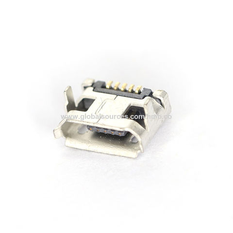 China 5p Gold Plating for Micro USB Connector Without Post Belt Solder ...