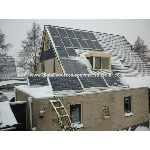 China 1KW-1MW Rooftop On-grid Solar Power System, On grid Solar System ...