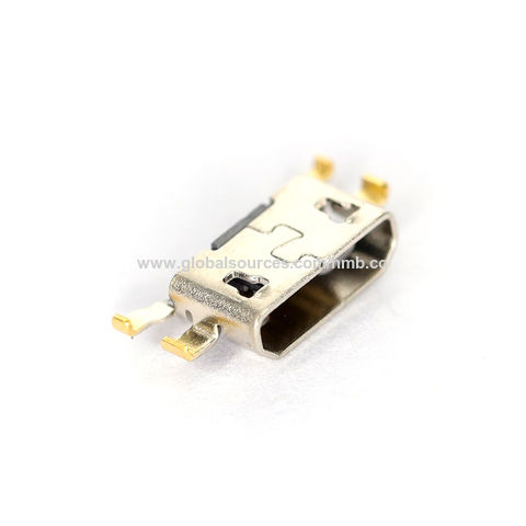 China Reverse Micro USB Motherboard 1.2mm Bent Pin Connector female ...