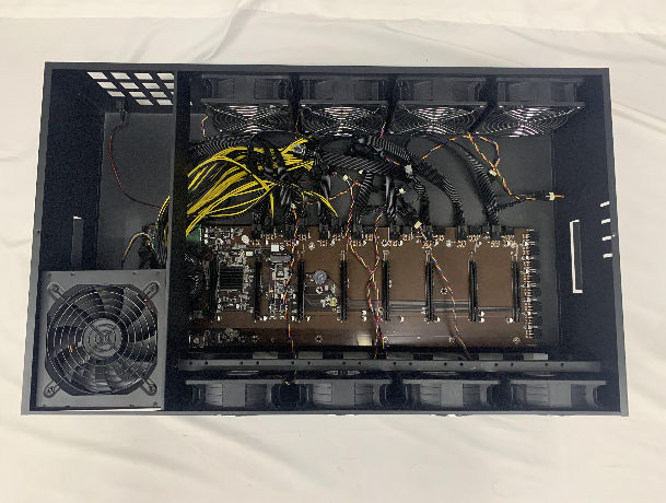 China 2021 Wholesale 8GPU 70mm Mining Rig With 3300W PSU AK2980 With ...