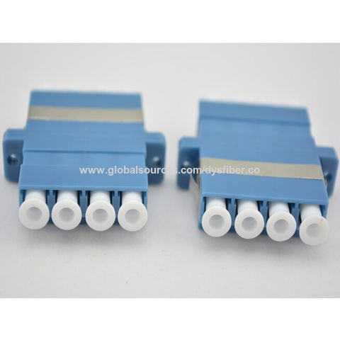 China Multi-mode 10Gb OM3 w/ flange LC quad adapter on Global Sources ...