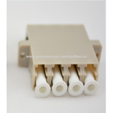 China Multi-mode 10Gb OM3 w/ flange LC quad adapter on Global Sources ...