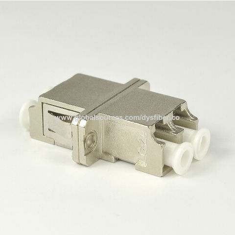 China Fiber Optical LC Metal Housing Duplex Adapter, Coupler on Global ...