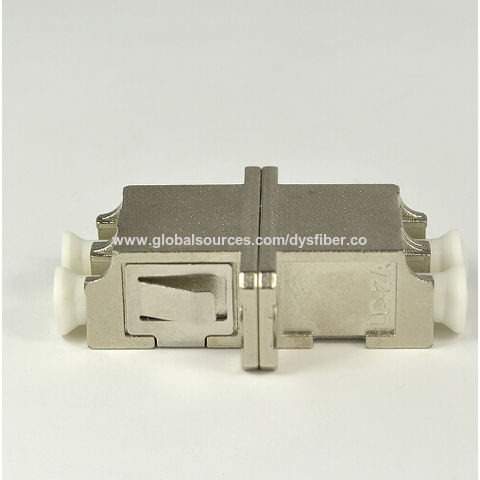China Fiber Optical LC Metal Housing Duplex Adapter, Coupler on Global ...