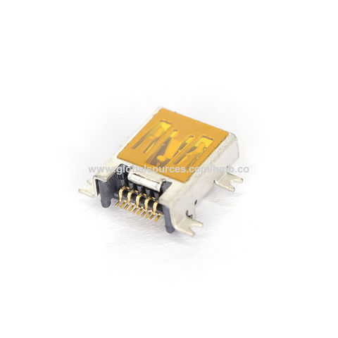 China Mini USB Motherboard Gold Plated Pin 10p High Temperature Film ...