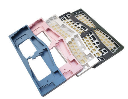 Aluminum case custom cnc polycarbonate machining mechanical keyboard ...