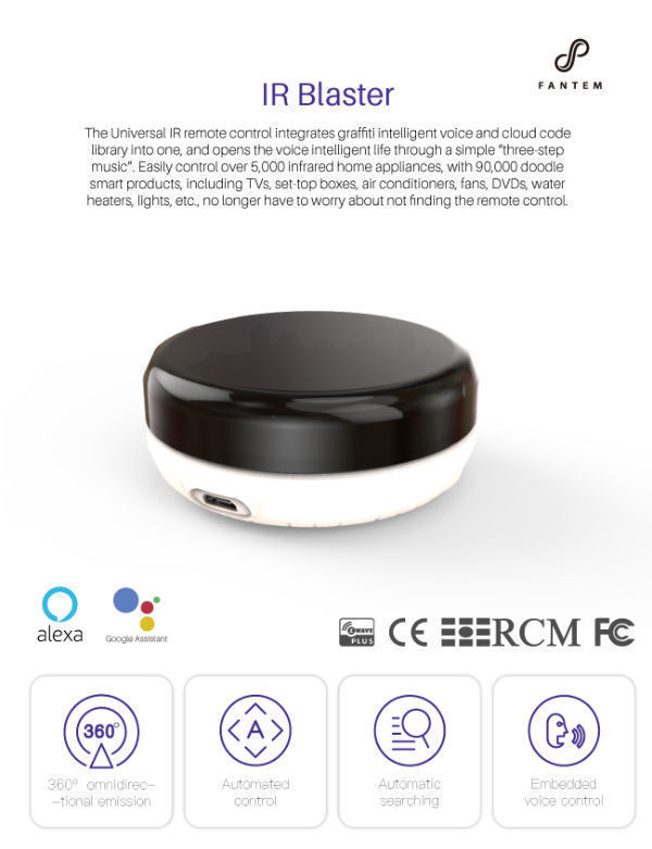 China IR blaster, factory Smart APP Home Wifi IR blaster Automation ...