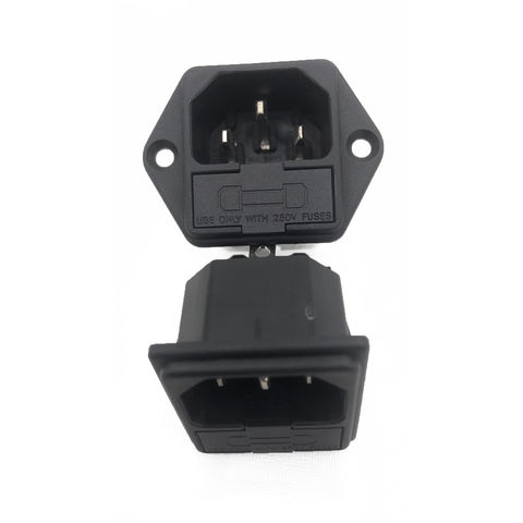 China IEC Electrical Switch Connector Female Plug AC Power Inlet ...