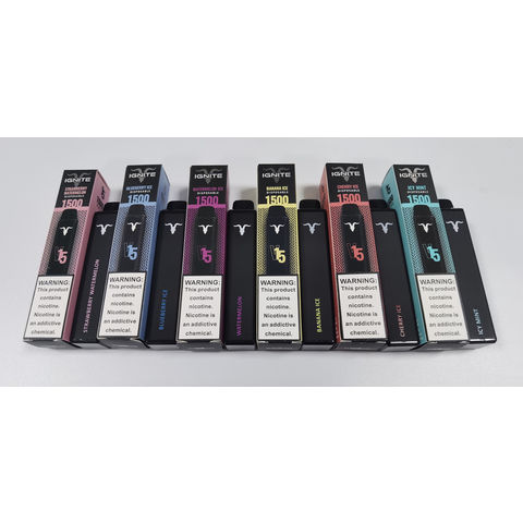 China Ignite V15 1500 puffs disposable vape disposable e cigarette on ...