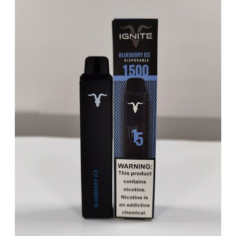 China Ignite V15 1500 puffs disposable vape disposable e cigarette on ...