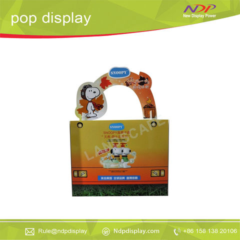 China Eco-friendly Promotion Corrugated Paper PDQ Candy Display Counter ...