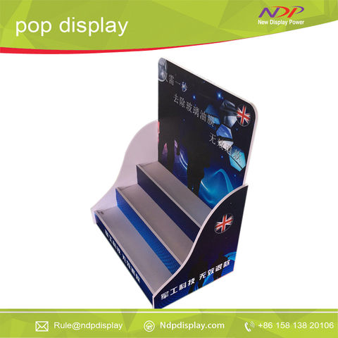 China Eco-friendly Promotion Corrugated Paper PDQ Candy Display Counter ...