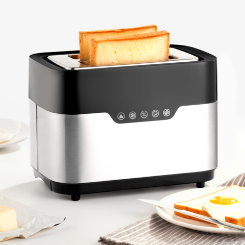 China Small 2 Slice Bread Toasters with Warming Rack Kitchen Appliances ...