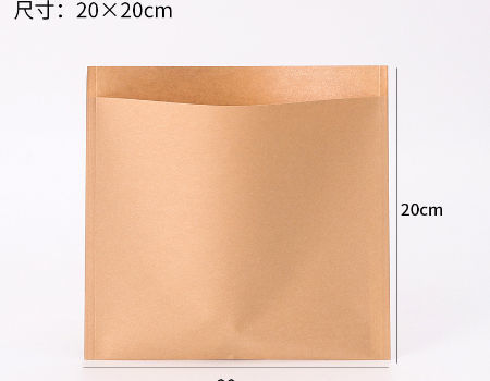 China Ecofriendly SOS Paper bag food delivery grease-proof oil-proof ...