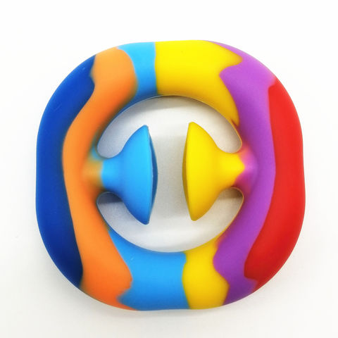 China Snappers Fidget Toy Square Hand Toy Rehabilitation Squeeze ...
