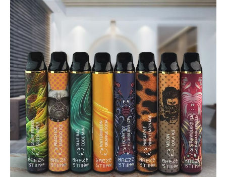 China 5% Nic Double taste Vape Pen BREZESTIIK 2 in 1 Disposable ...