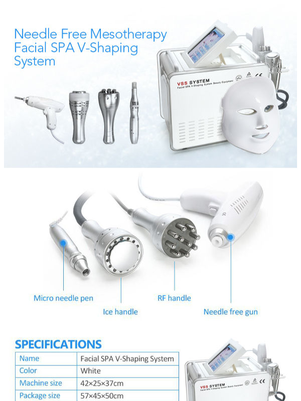 China 4 in 1 RF Cold Hammer Microneedles Non-invasive Meso Mesotherapy ...