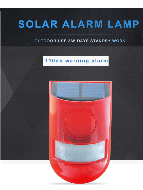 Factory Directly Sell Wireless Motion Solar Sensor Alarms with Remote ...