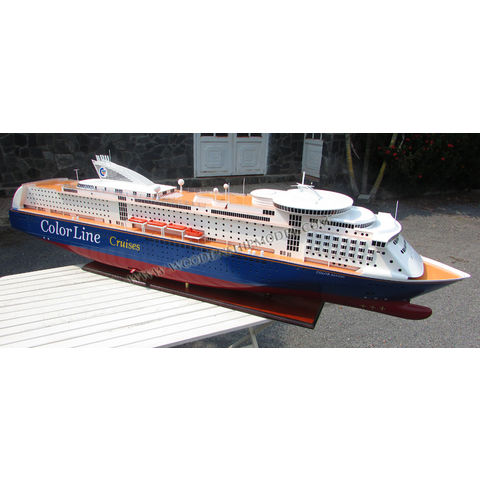 Vietnam COLOR MAGIC CRUISE FERRY - WOODEN HANDICRAFTS SHIP MODEL - MADE ...
