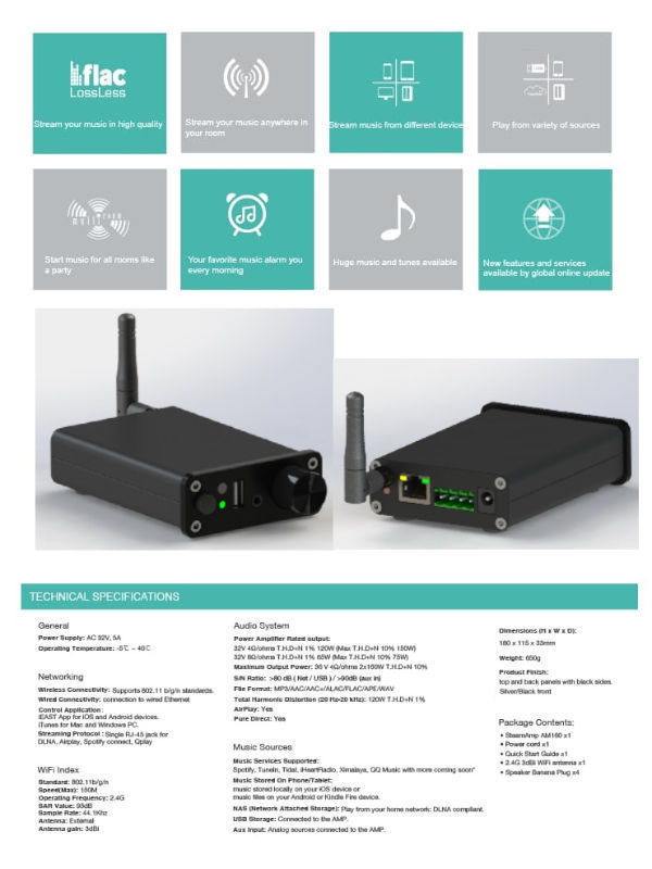 China DA SERIES WIFI /BT DEVICE AMPLIFIER on Global Sources,wifi ...