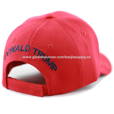 China Cap printed logo Of the United States Donald Trump Election cap ...