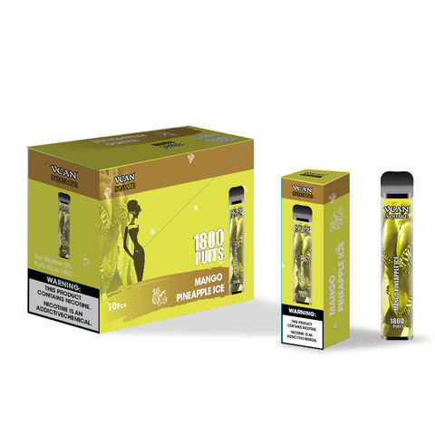 China Authentic Vcan Square 1800 Puffs 5% Nic OEM Disposable E ...