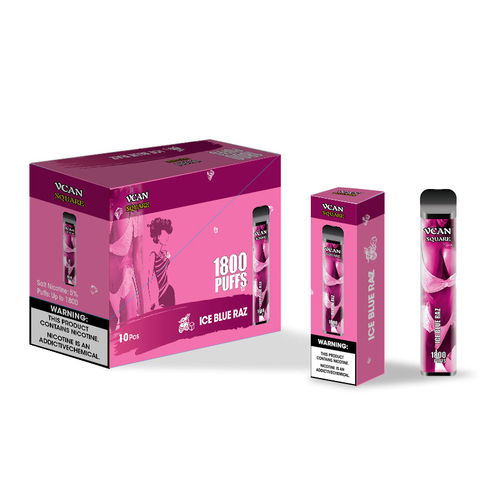 China Authentic Vcan Square 1800 Puffs 5% Nic OEM Disposable E ...