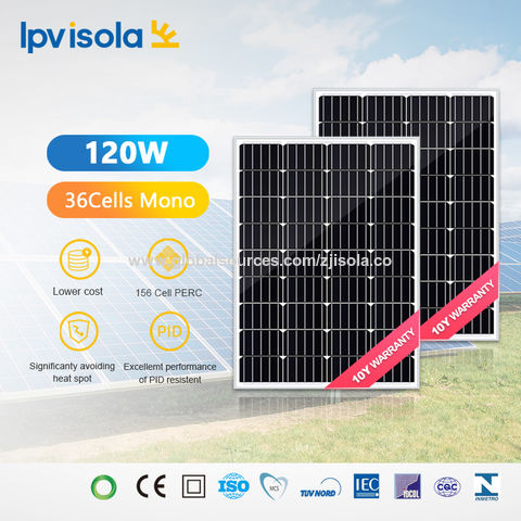 China Solar panel-Isola 110W monocrystalline solar panels 100W/110W ...
