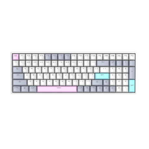 China Special Layout 96 Keys Wireless RGB Backlit Mechanical Keyboard ...