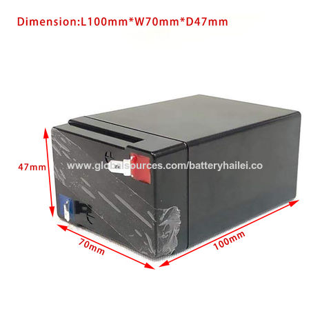 China Hailei lithium ion li-ion battery pack 7.4V 7800mAh on Global ...