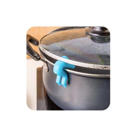China Pot Lid Holder Spill-Proof Silicone Lid Lifters for Soup Pot Lid ...