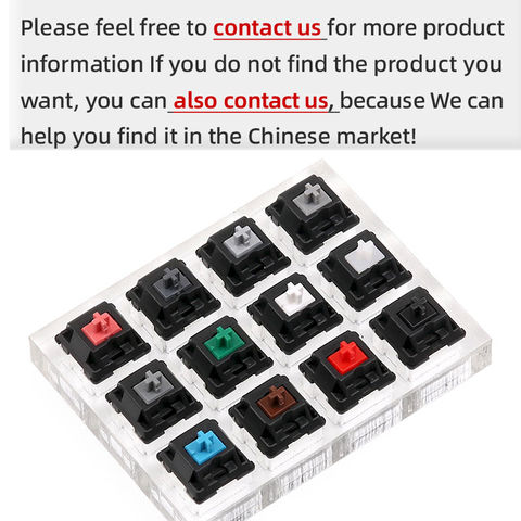 China Brown keyboard switches MX switch mechanical keyboard switch tea ...