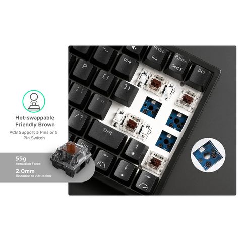 China Brown keyboard switches MX switch mechanical keyboard switch tea ...