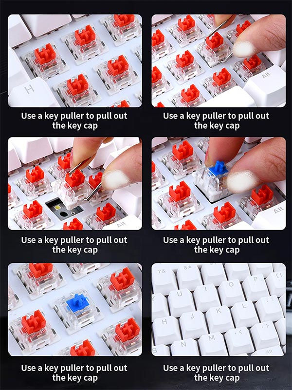 China Brown keyboard switches MX switch mechanical keyboard switch tea ...