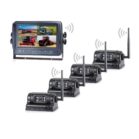 China Wireless rear view camera for truck STONKAM magnetic base battery ...