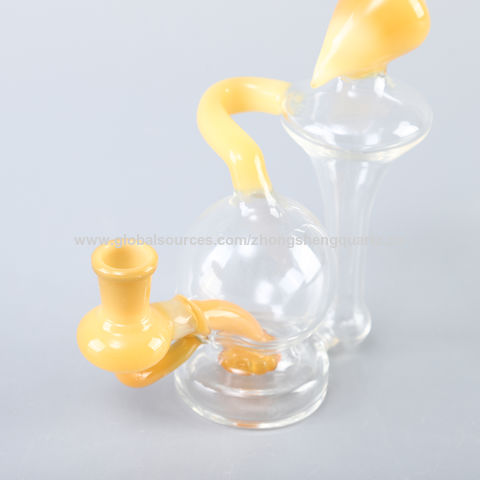 China Glass bongs Portable crystal bong Modern glass pipe bong Luxury ...