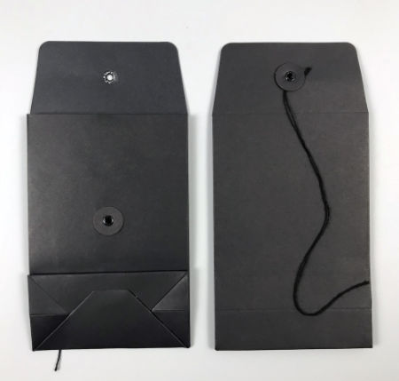 Lateral side envelope,16.5x11x5.5cm colored blank small gift eyelet ...