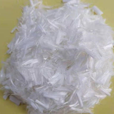 China PET fiber Concrete reinforcing fiber 12mm Polyester fiber paving ...