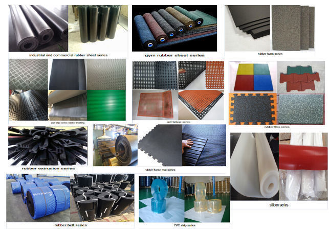 China Neoprene CR rubber Oxidation Resistance Black rubber sheet on ...