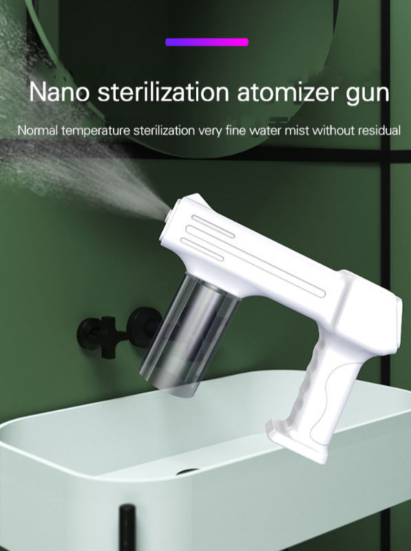 China Portable Disinfection Spray Gun Rechargeable Nano Wireless ...