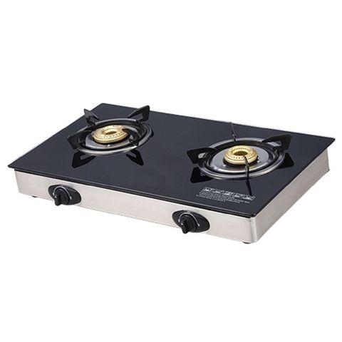 China 2 burner Cooktop Hob Powder Enamel Home Appliance Glass Top ...