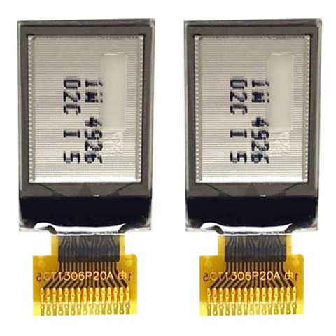 China 0.71" 48x64 Passive Matrix Monochrome (White) OEL display module ...