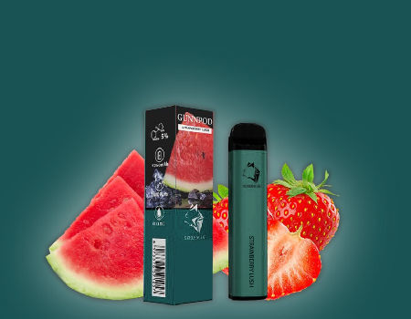 China High end popular disposable e-cigarette 2000 puffs Gunnpod vape ...