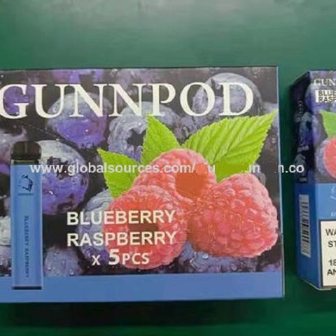 China 2000 puffs disposable e-cigarette Gunnpod vape pen pod device on ...