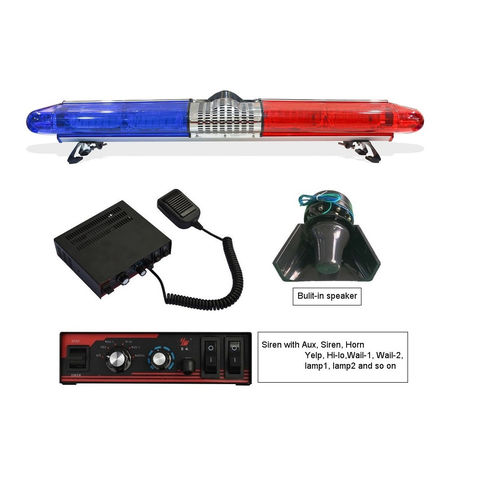 China Flashing strobe led warning with siren and waterproof and durable ...