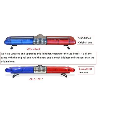 China Flashing strobe led warning with siren and waterproof and durable ...