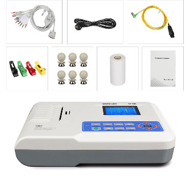 China SINOHERO Digital 3 Channel Portable Ekg Machine 12 lead ...